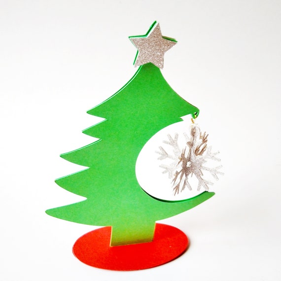 CHRISTMAS TREE and 3D SNOWFLAKE. Svg Templates. Christmas Home | Etsy