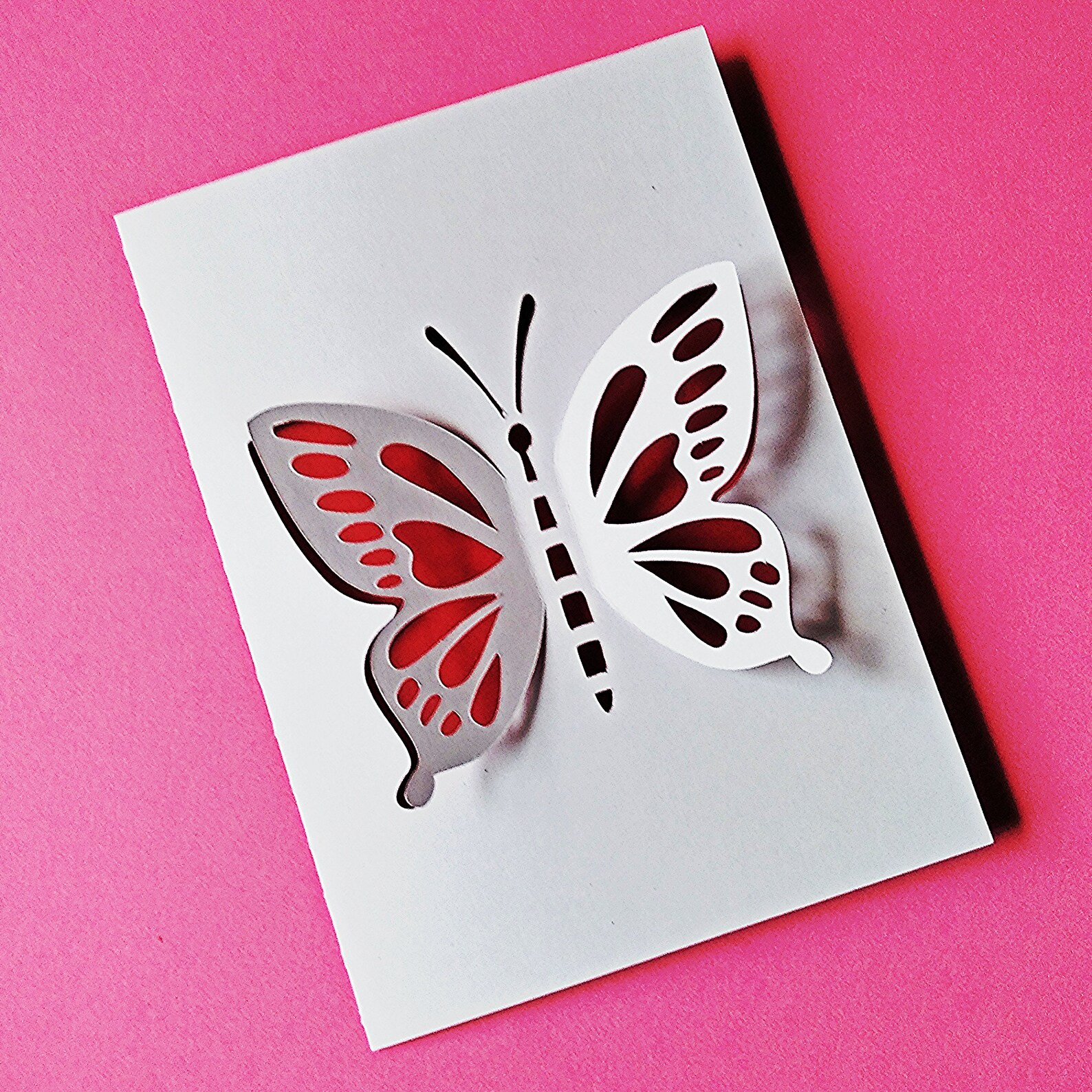 3D BUTTERFLY CARD. SVG Templates. Pop-up. Folding Card. Dxf - Etsy
