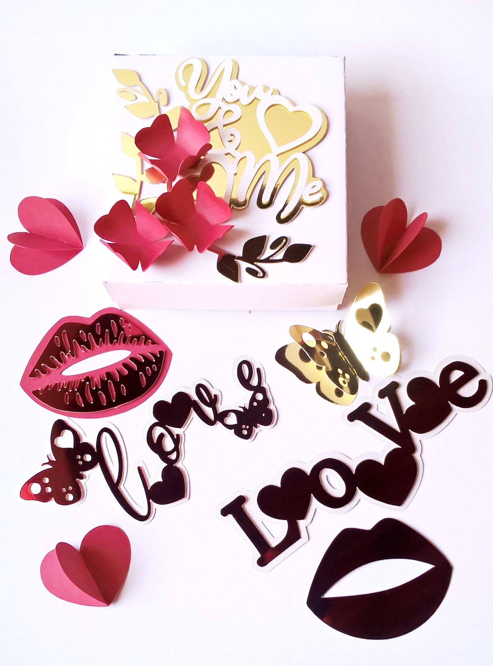 FAVOR BOX. SVG Templates. Includes Romantic Designs. | Etsy