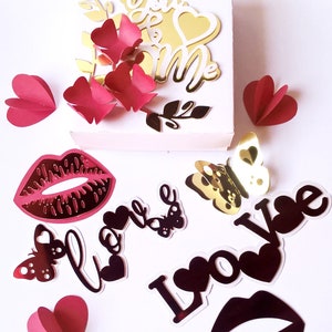 FAVOR BOX. SVG Templates. Includes Romantic Designs. Cricut ...