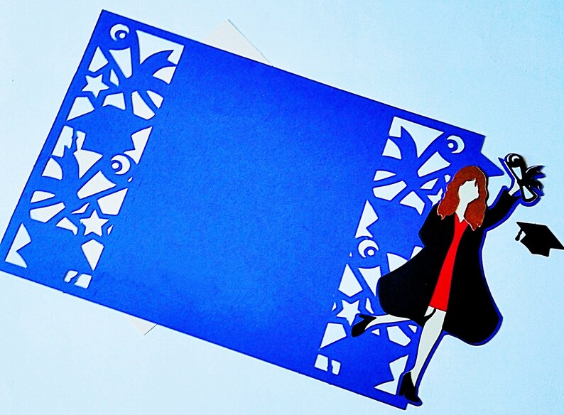 GRADUATION Gate-fold CARD. SVG Templates. Graduation - Etsy