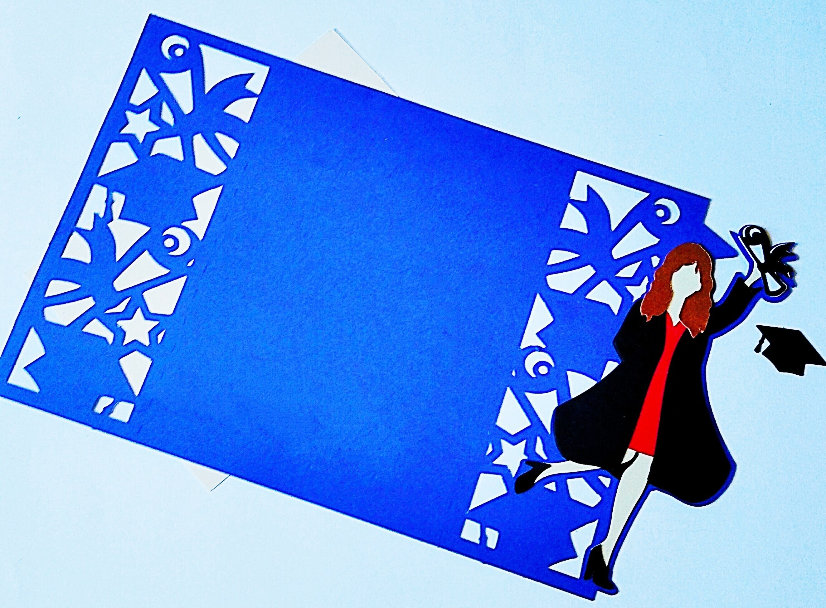 GRADUATION Gate-fold CARD. SVG Templates. Graduation - Etsy