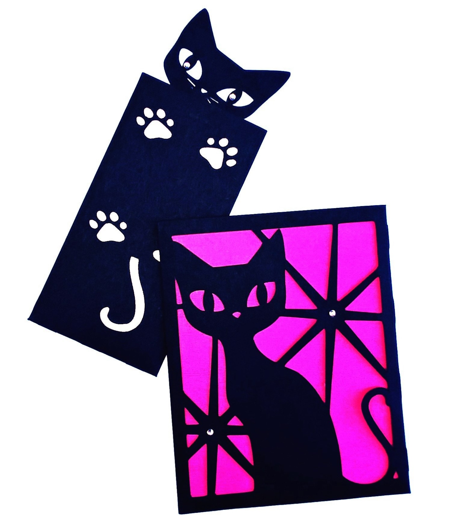 CATS CARDS. 2 SVG Templates. Party Invitations. Dxf Ai - Etsy