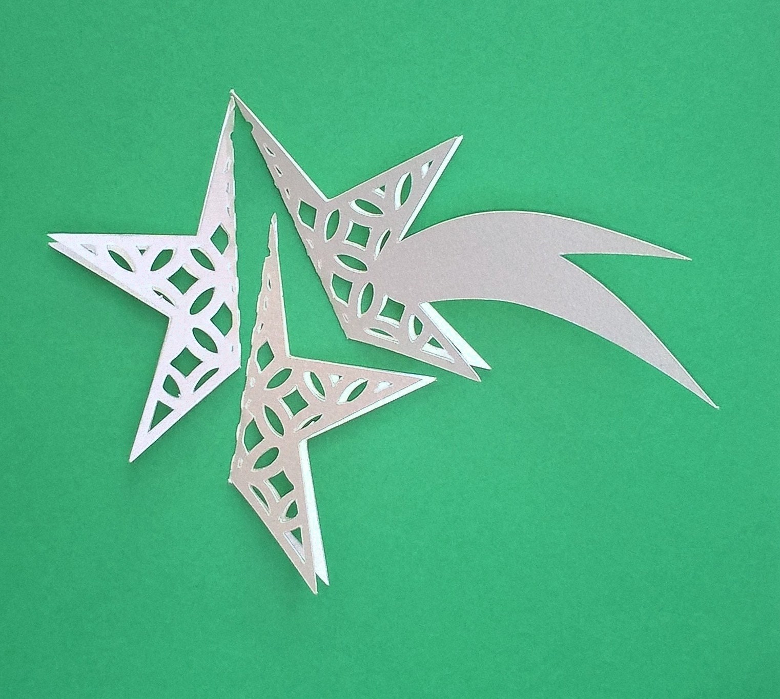3D CHRISTMAS STAR. SVG Templates. Christmas Tree Decoration. | Etsy