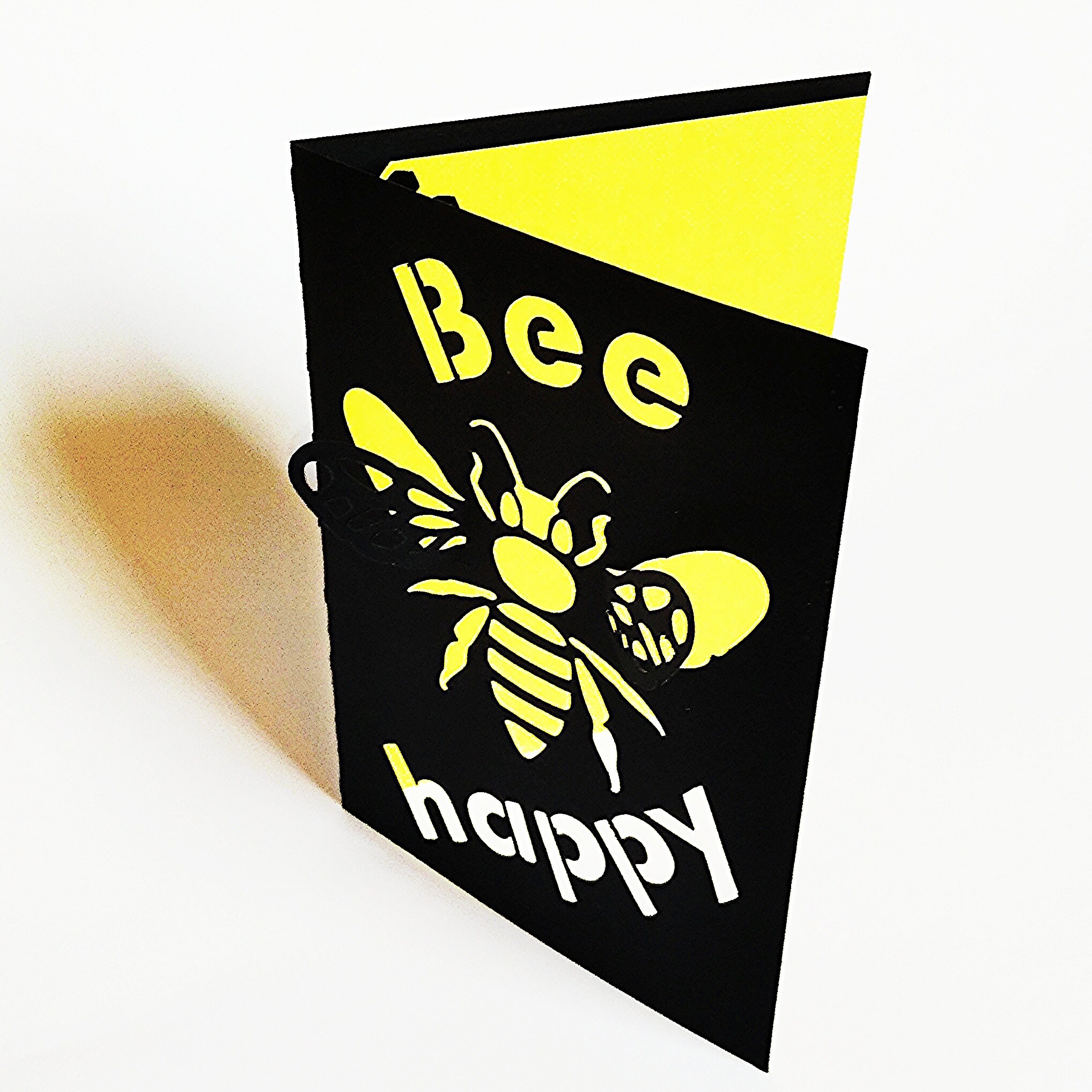 SVG Templates. BEE CARD. Folding Card. Silhouettecameo - Etsy