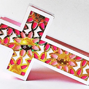 FLORAL CROSS BOX. Svg Templates. Layered Design. Dxf Silhouettestudio ...