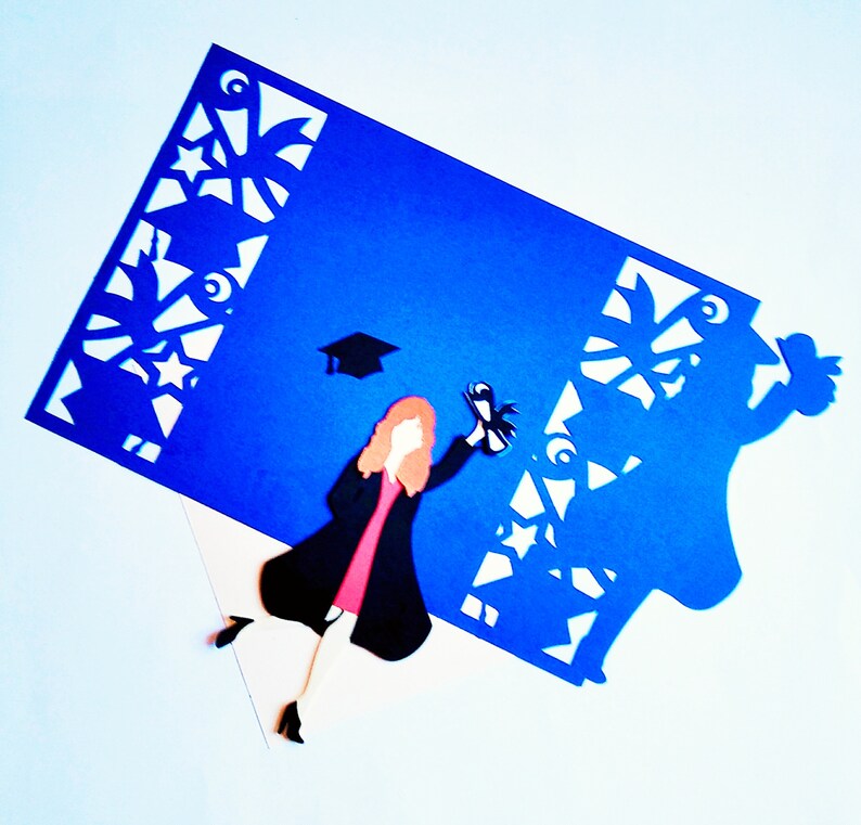 GRADUATION Gate-fold CARD. SVG Templates. Graduation - Etsy