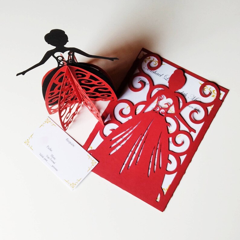 PRINCESS SET. SVG Templates. 3D Princess. Pocket Card / - Etsy Canada