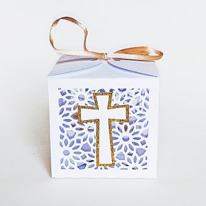 RELIGIOUS BOX. SVG Templates. Favor Box. Flowers Design. Dxf - Etsy