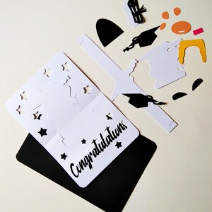 Pop up Card. SVG Templates. GRADUATION CARD. Templates for Boy and Girl ...
