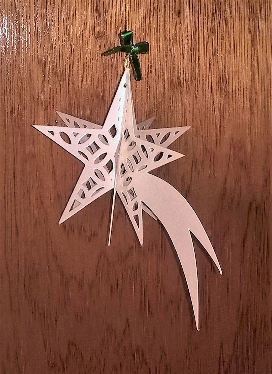 3D CHRISTMAS STAR. SVG Templates. Christmas Tree Decoration. Hanging ...