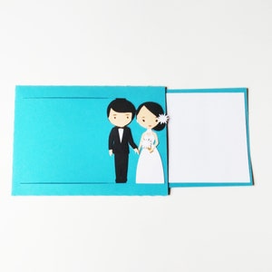 WEDDING SLIDER CARD. Svg Templates. Wedding Invitations. Dxf - Etsy