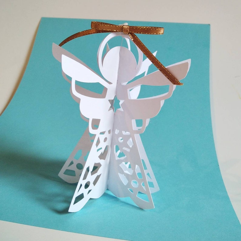 3D ANGEL. SVG Templates. Home Decor. Angel Pendant. Angel - Etsy