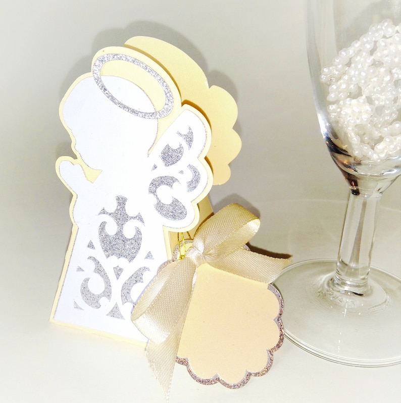ANGEL BOX. SVG Templates. Favor Box. Religious Box. Dxf - Etsy