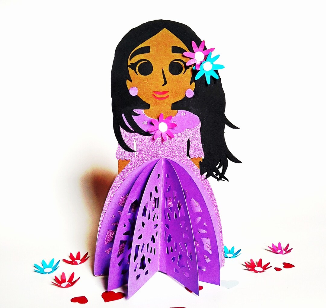SVG Templates. 3D COLOMBIAN DOLL. Girls Gift. Party - Etsy UK