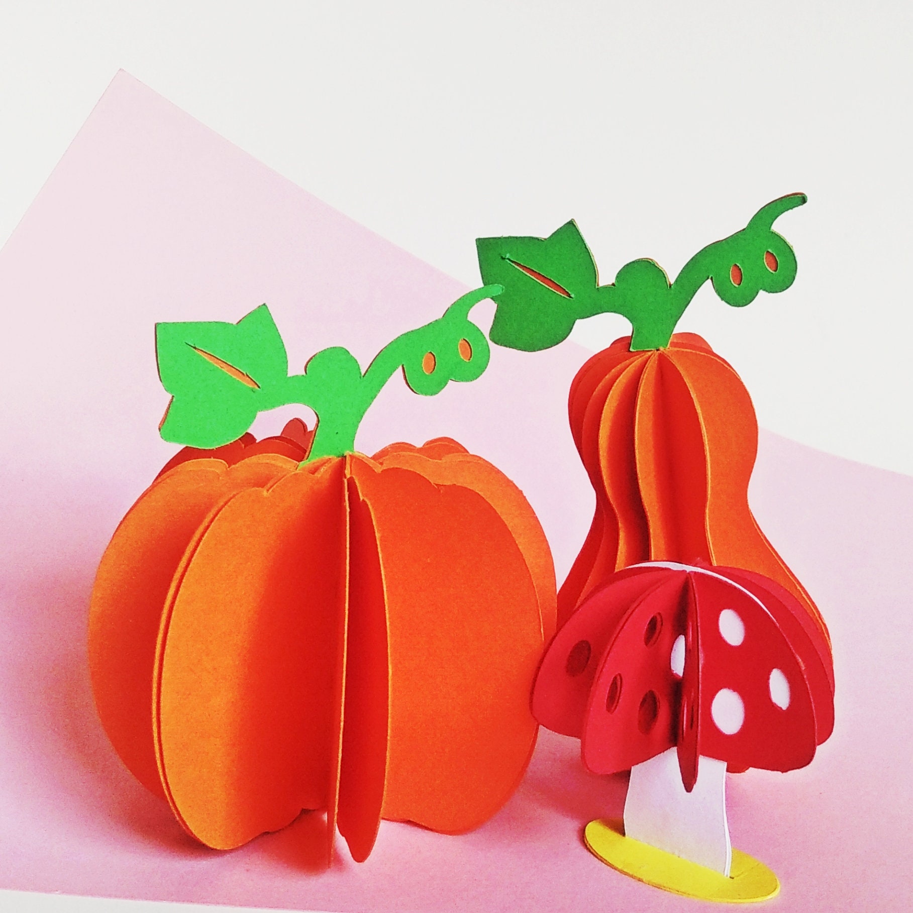 Party Décor Autumn Decoration Cardstock Paper Daisy PDF Fall Decor 3D ...