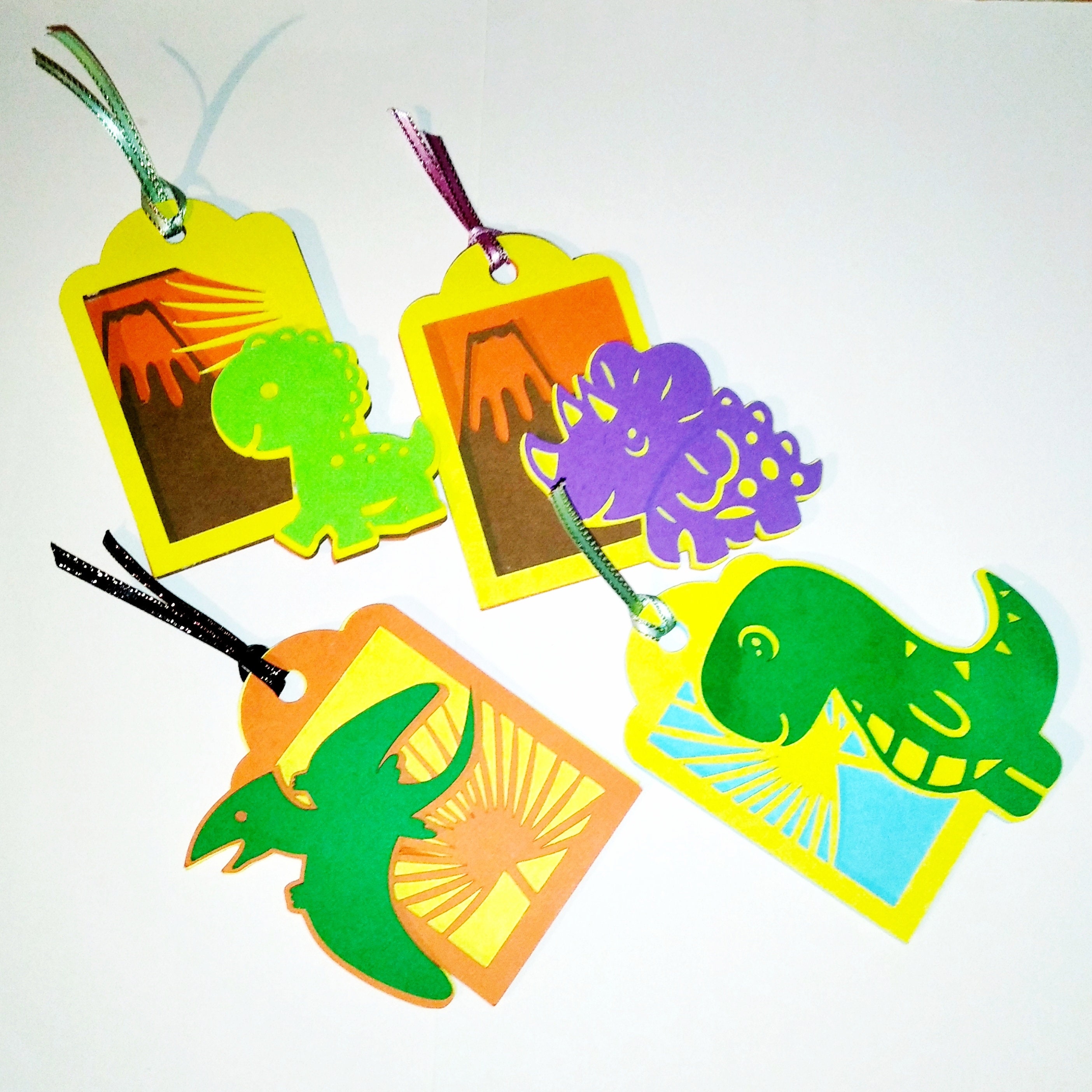 DINOSAURS TAGS SET. Svg Templates. Bookmarks Labels. Dxf - Etsy
