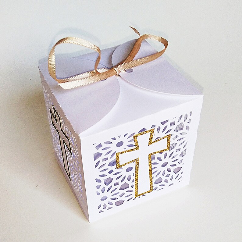 RELIGIOUS BOX. SVG Templates. Favor Box. Flowers Design. Dxf - Etsy