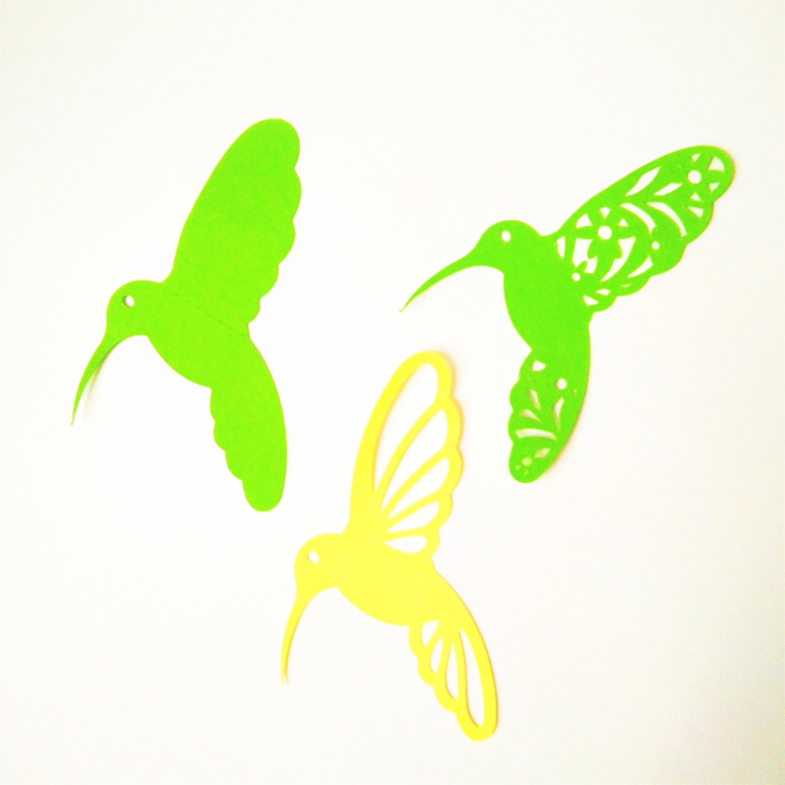 3D HUMMINGBIRDS. SVG Templates. Home Decor. 3 Different - Etsy