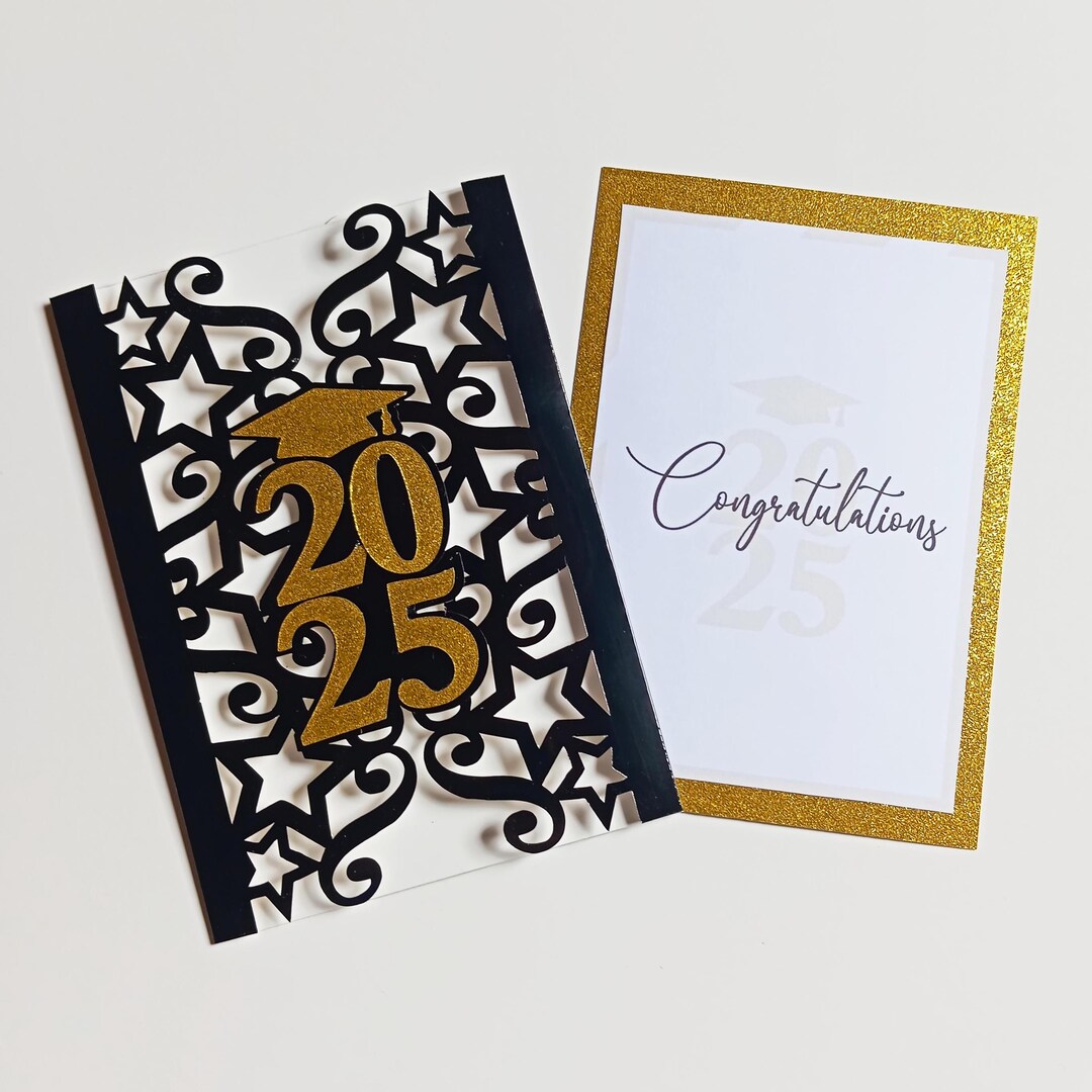 SVG GRADUATION CARD. Graduation Invitation. Folding Card. Cricut ...