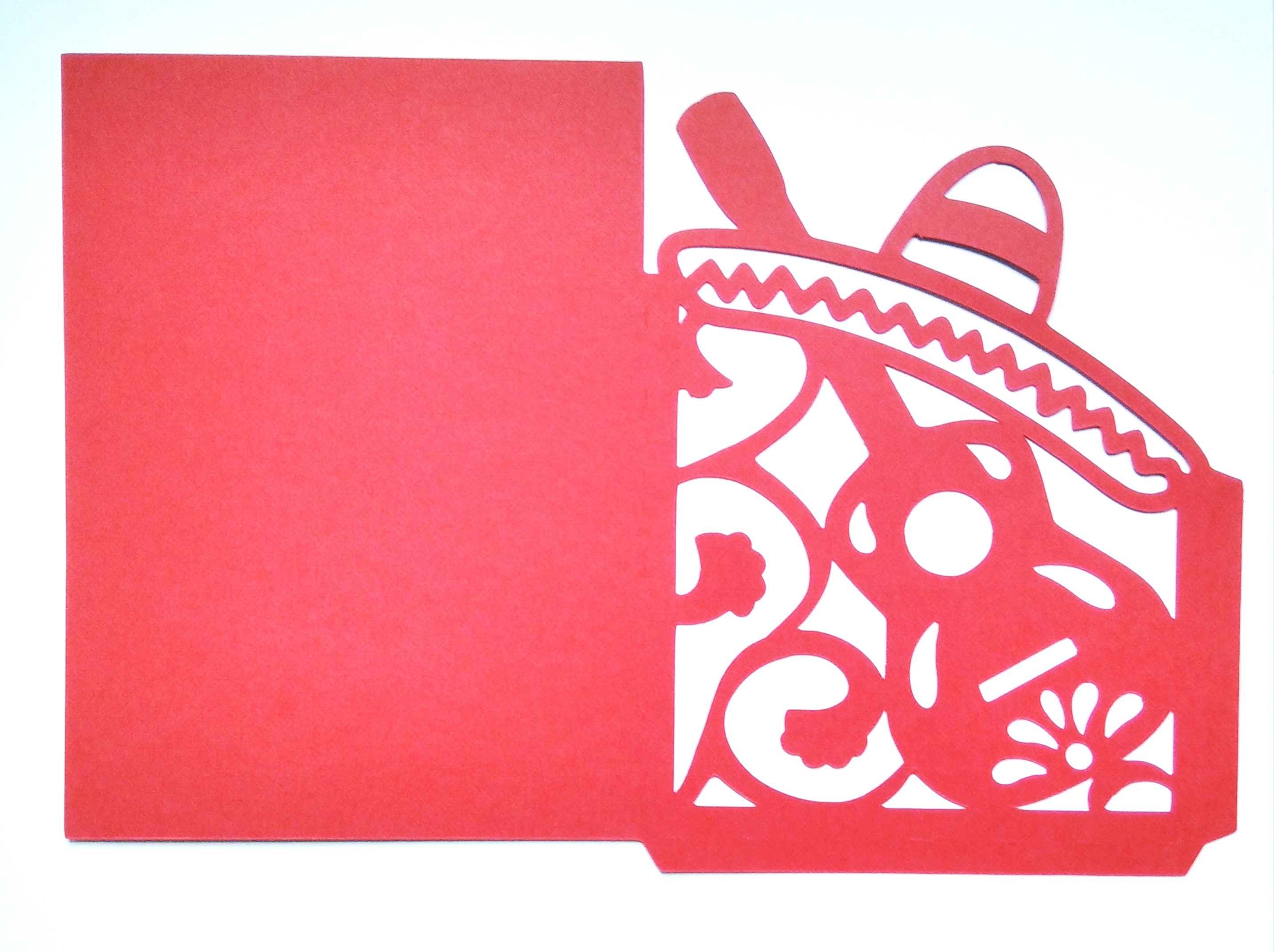 MEXICAN CARDS. 3 SVG Templates. Pocket Cards. Dxf Ai - Etsy
