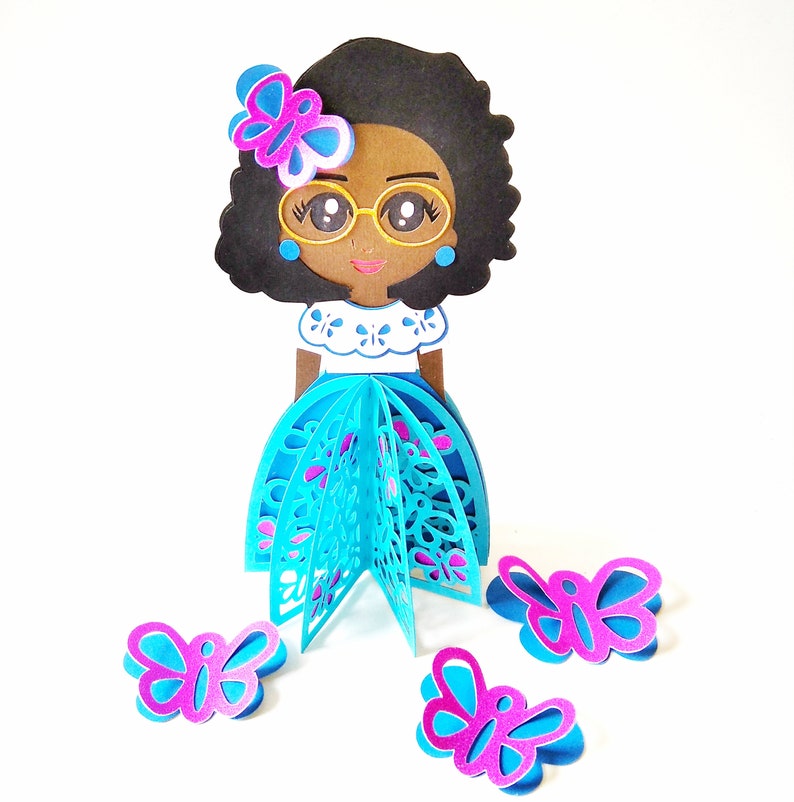 SVG Templates. 3D COLOMBIAN DOLL. Girls Gift. Party - Etsy Canada