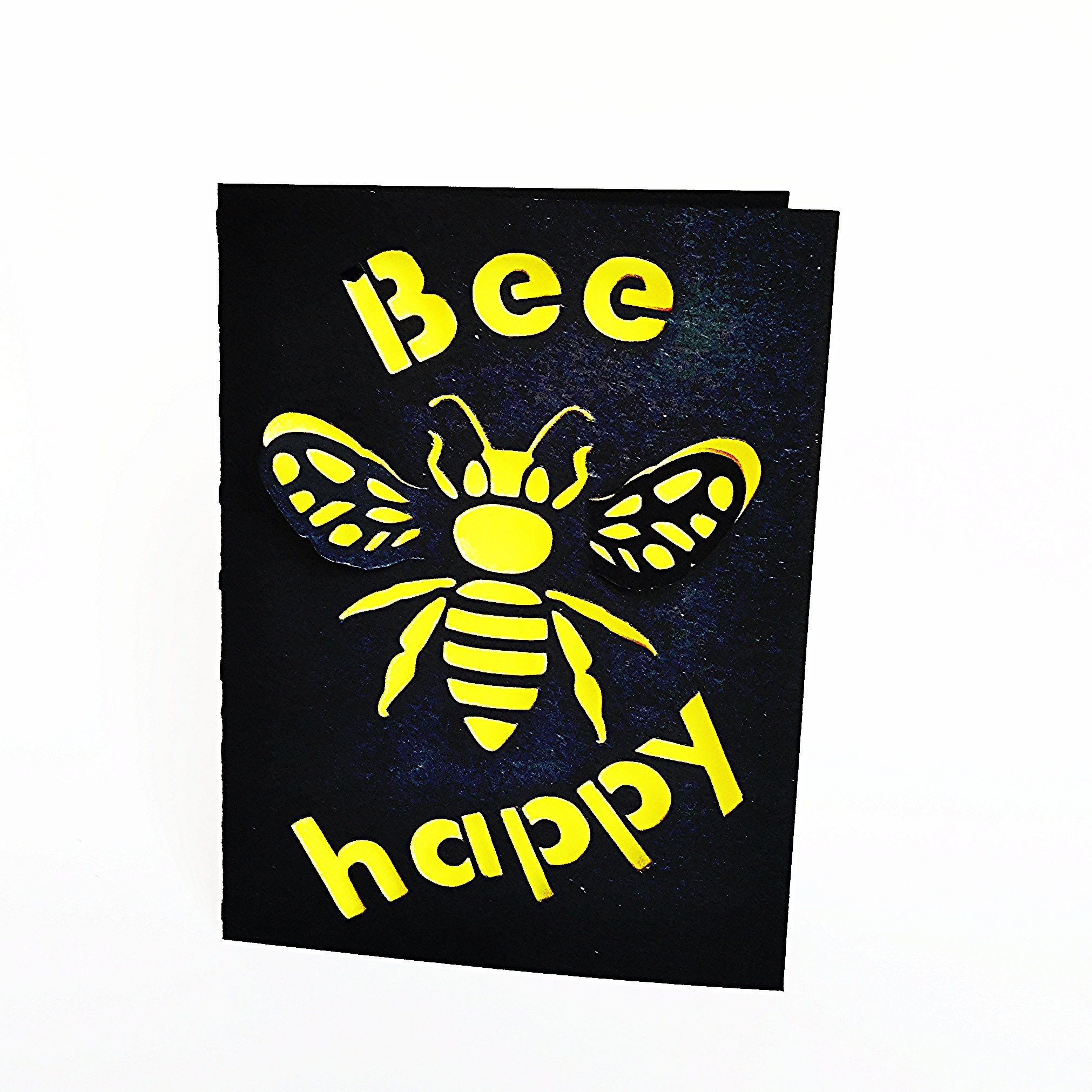 SVG Templates. BEE CARD. Folding Card. Silhouettecameo - Etsy