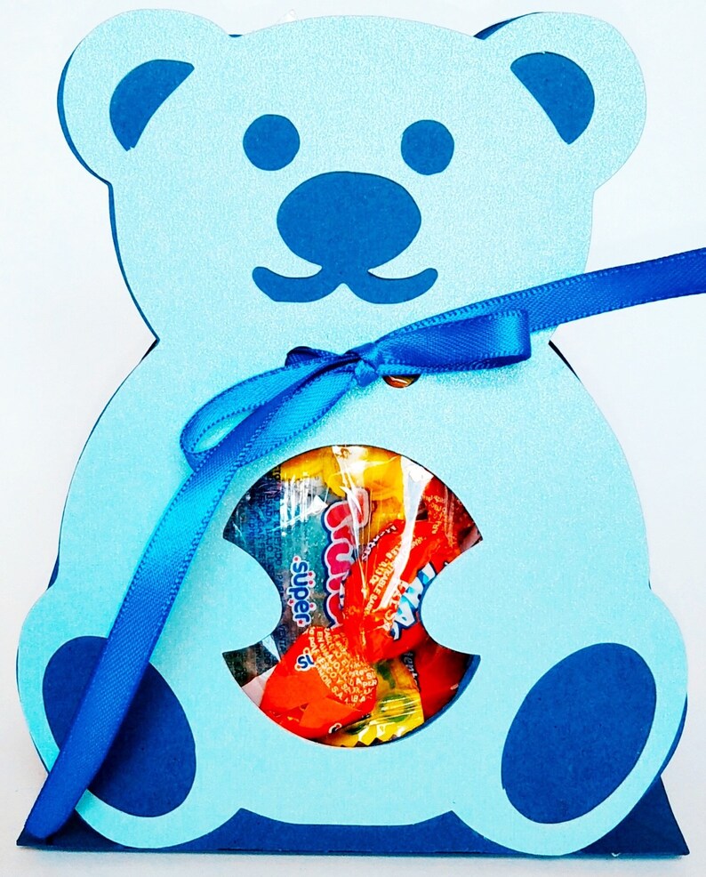 Svg Templates. BEAR CANDY HOLDER. Cricut Silhouettecameo - Etsy