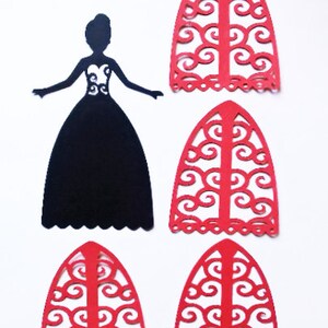 PRINCESS SET. SVG Templates. 3D Princess and Pocket Card. Cricut ...