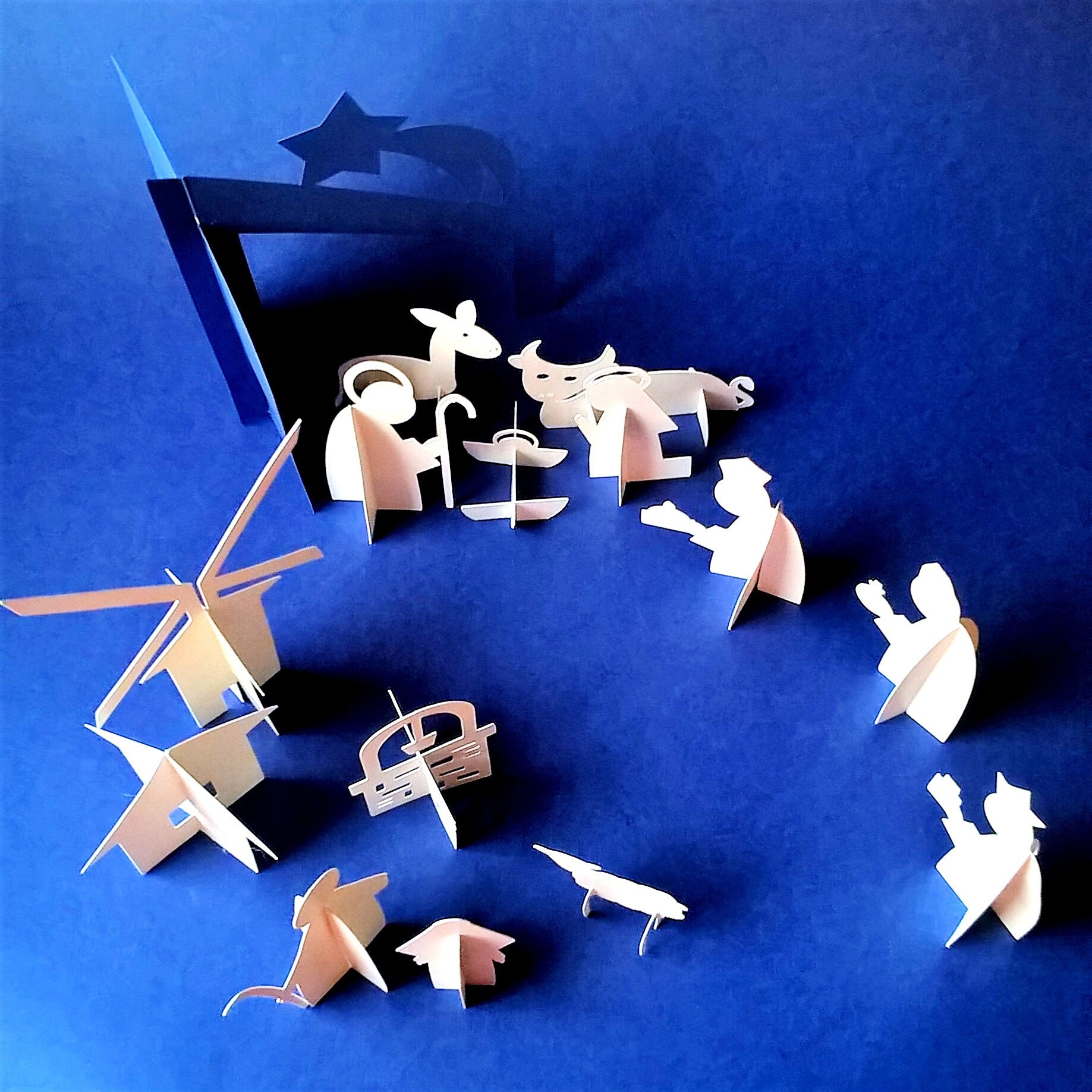 3D NATIVITY SCENE. Svg Templates. CHRISTMAS Manger to | Etsy Australia