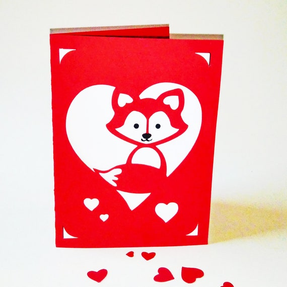 BABY FOX CARD. Svg Templates. Folding Card / Envelope. Baby | Etsy