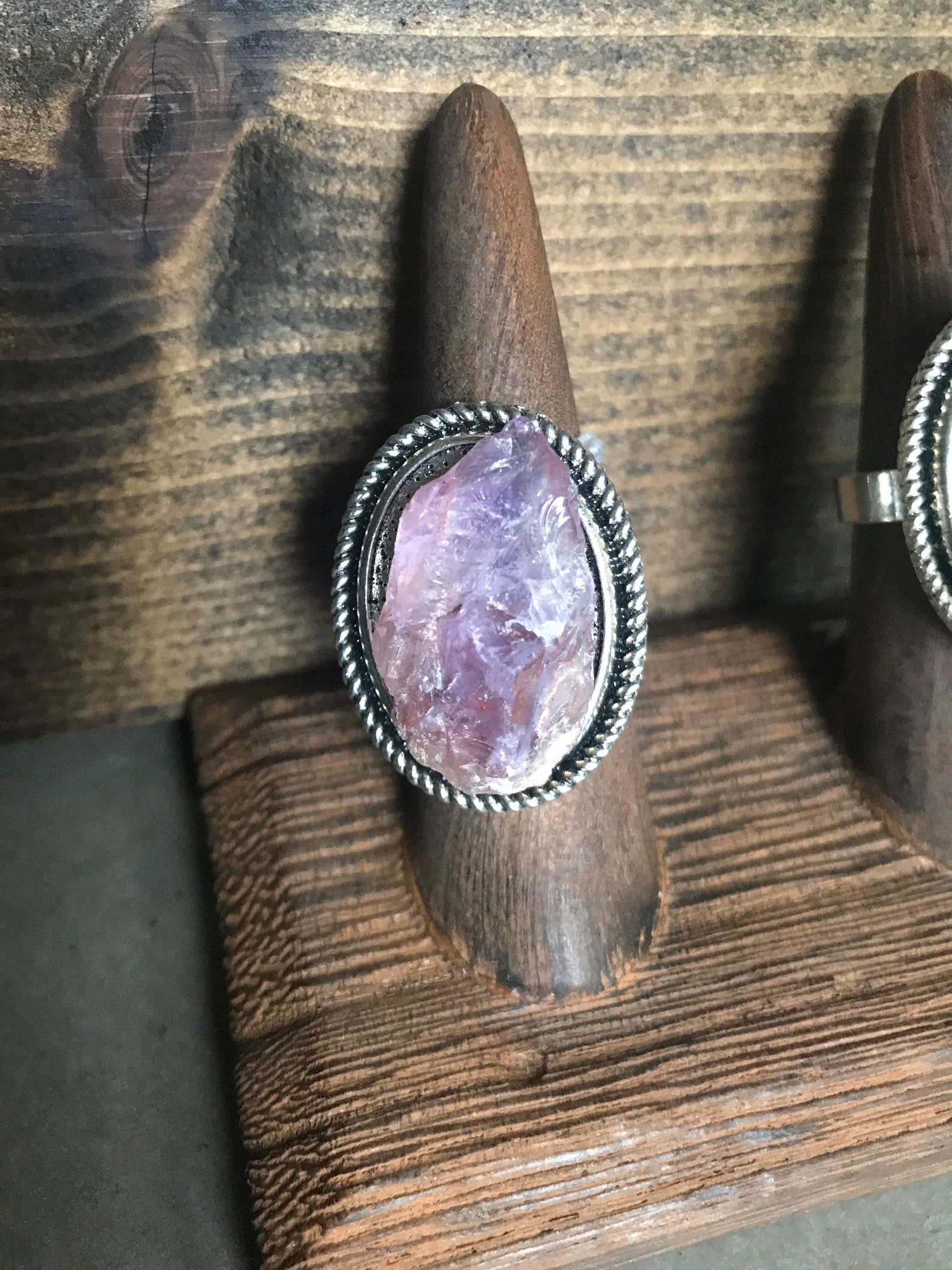 Raw Crystal Rings - Etsy