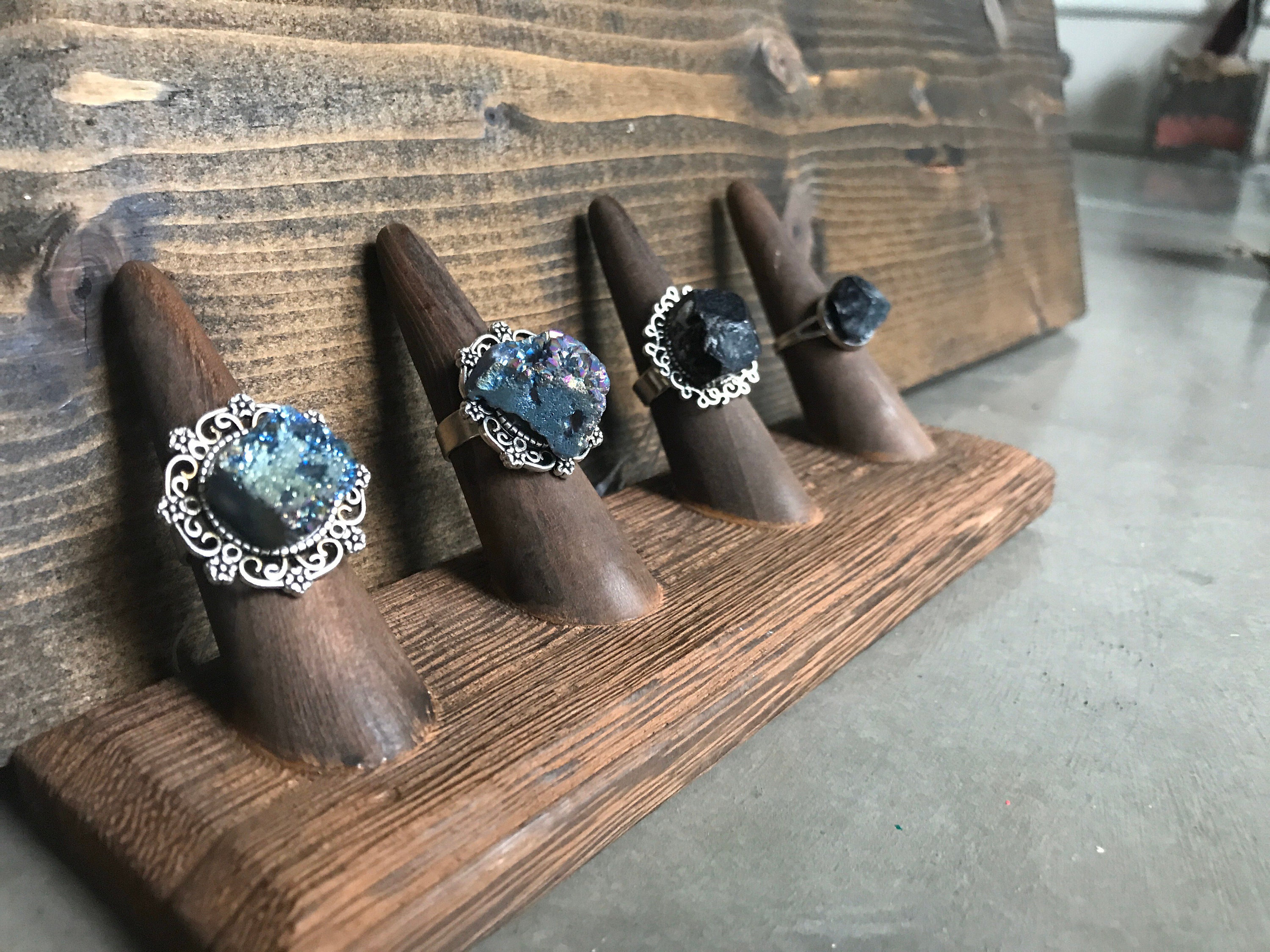 Raw Crystal Rings - Etsy
