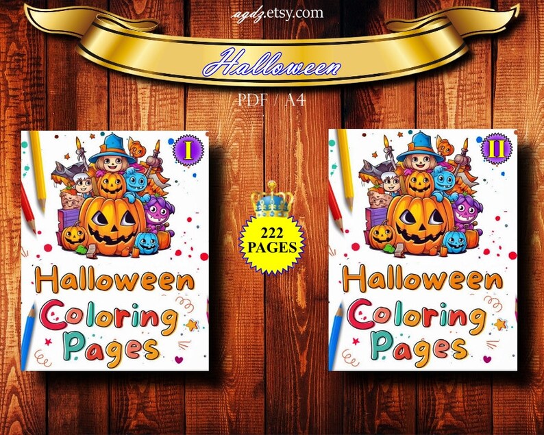 Kids' Halloween Party Printable Coloring Sheets Spooky Ghost Pages for ...