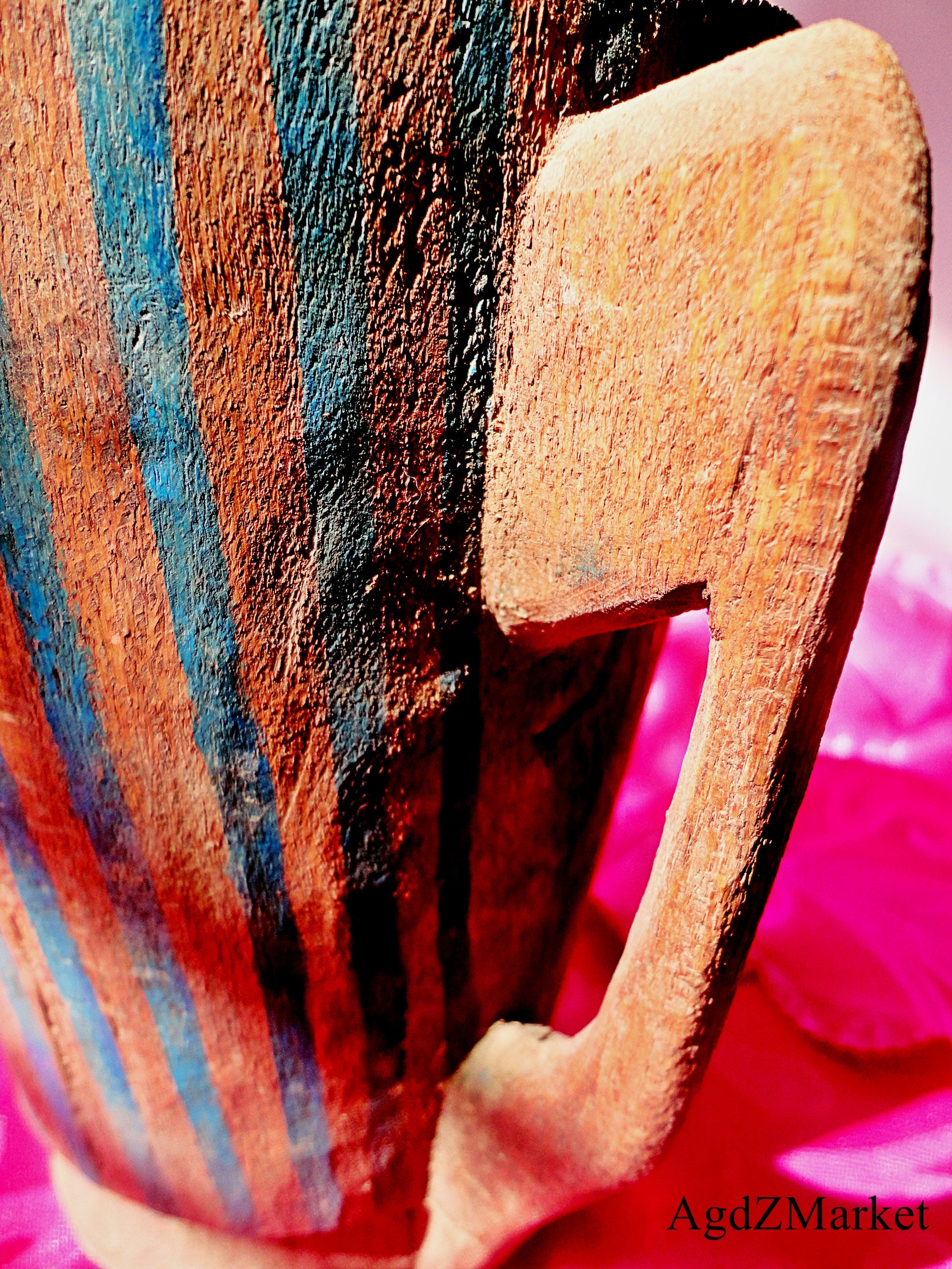 Vintage Moroccan Mortar and Pestle Set, Antique Wooden Kitchen Decor ...