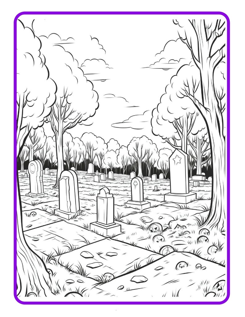 Kids' Halloween Party Printable Coloring Sheets Spooky Ghost Pages for ...