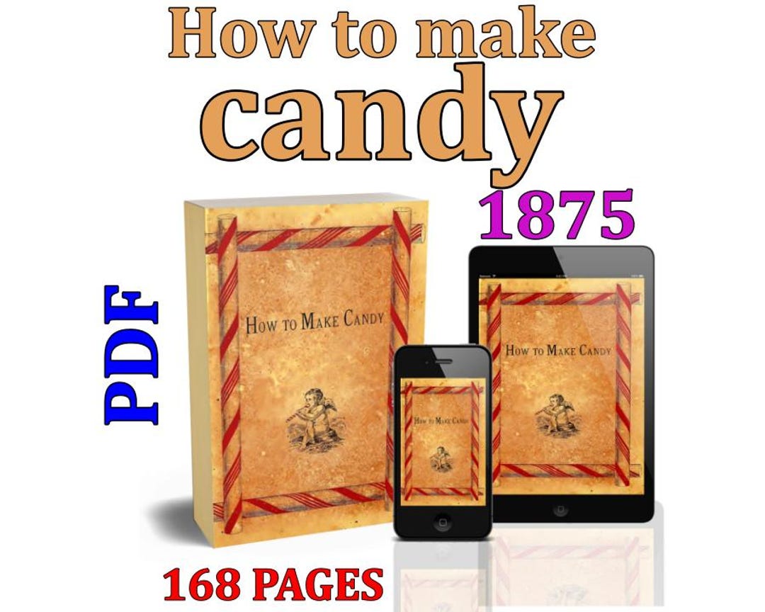 Instant Download, Gourmet Candy Recipe Book, Reliable Confectionery ...