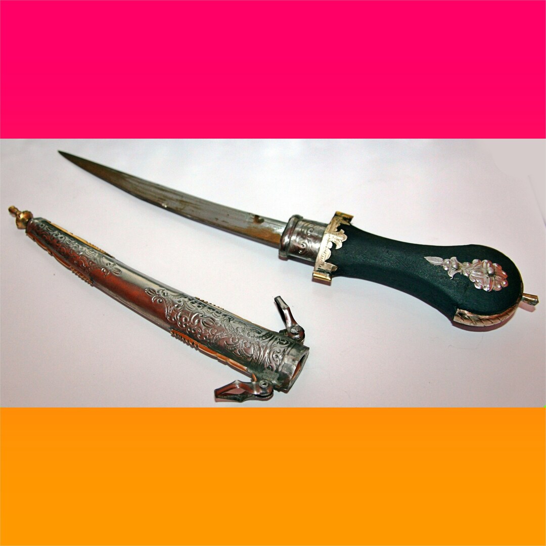 Ancient Berber Decorative Dagger From Morocco Symbolic Objective of ...