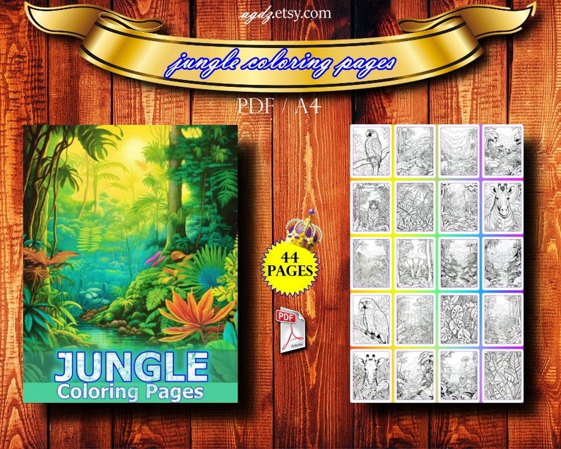 Coloring Book Fabric by the Yard 45 Pages, Spoonflower Cotton, Black ...