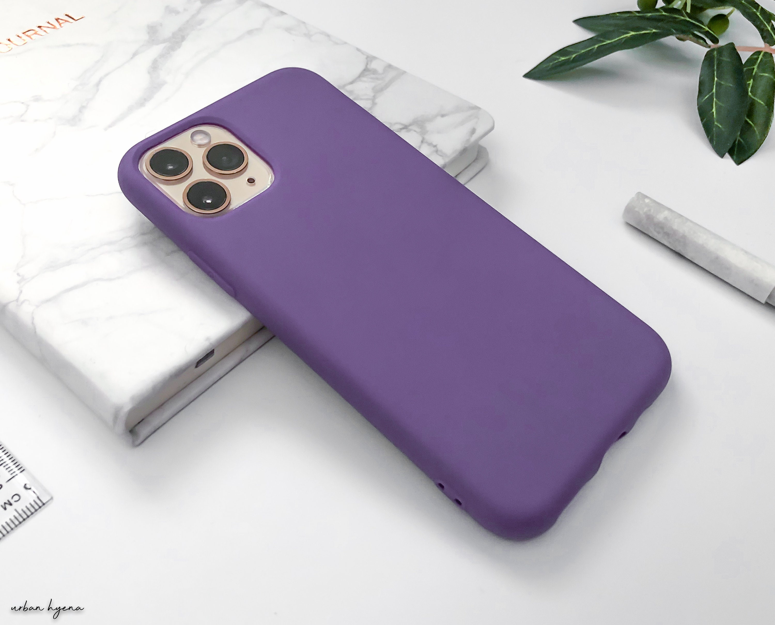 Dark Purple Silicone iPhone Case iPhone 11 Pro Case iPhone 11 | Etsy