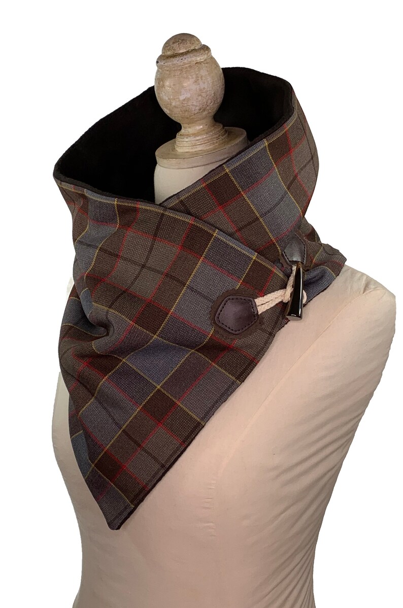 Outlander Collar Tartan Scarf Neck Warmer | Etsy