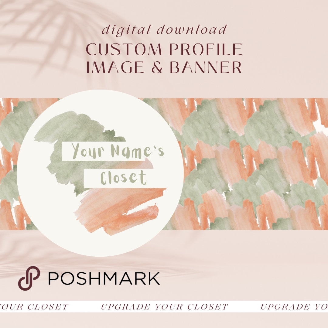Poshmark Closet Custom Theme - Profile Image + Banner - Etsy