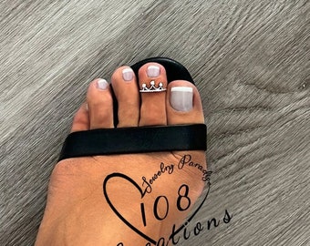 Princess Toe Ring - Etsy
