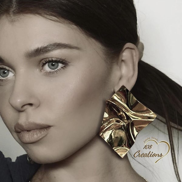 Oversized Earrings - Etsy