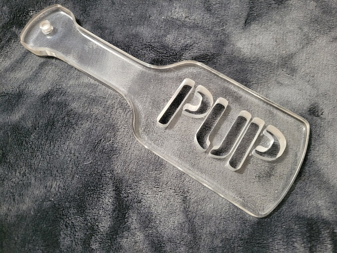 Clear Personalized Spanking Paddle Cut Out Letters 12", 14", 16", or 18 ...