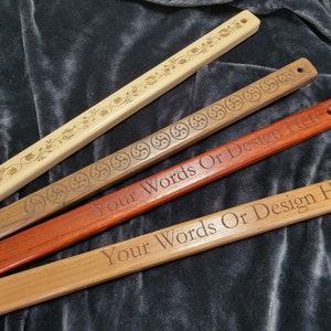 Personalized Spanking Rod 18" X 1 1/4" X 3/4" or 1/2" Laser Engraved - Etsy
