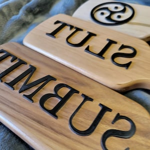 Raised Letters Personalized Spanking Paddle and Laser Engraved 12"-18 ...