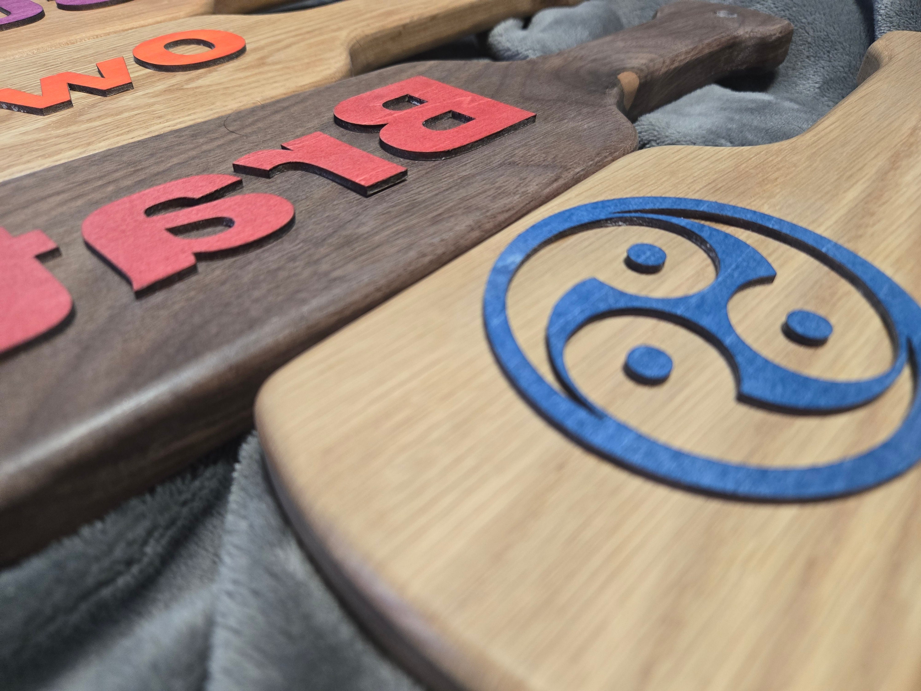 Raised Letters Personalized Spanking Paddle and Laser Engraved 12"-18 ...