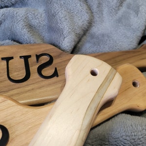 Raised Letters Personalized Spanking Paddle and Laser Engraved 12"-18 ...