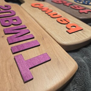 Raised Letters Personalized Spanking Paddle and Laser Engraved 12"-18 ...
